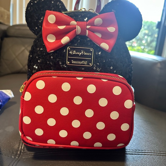 Loungefly | Accessories | Loungefly Red And White Minnie Mouse Polka ...